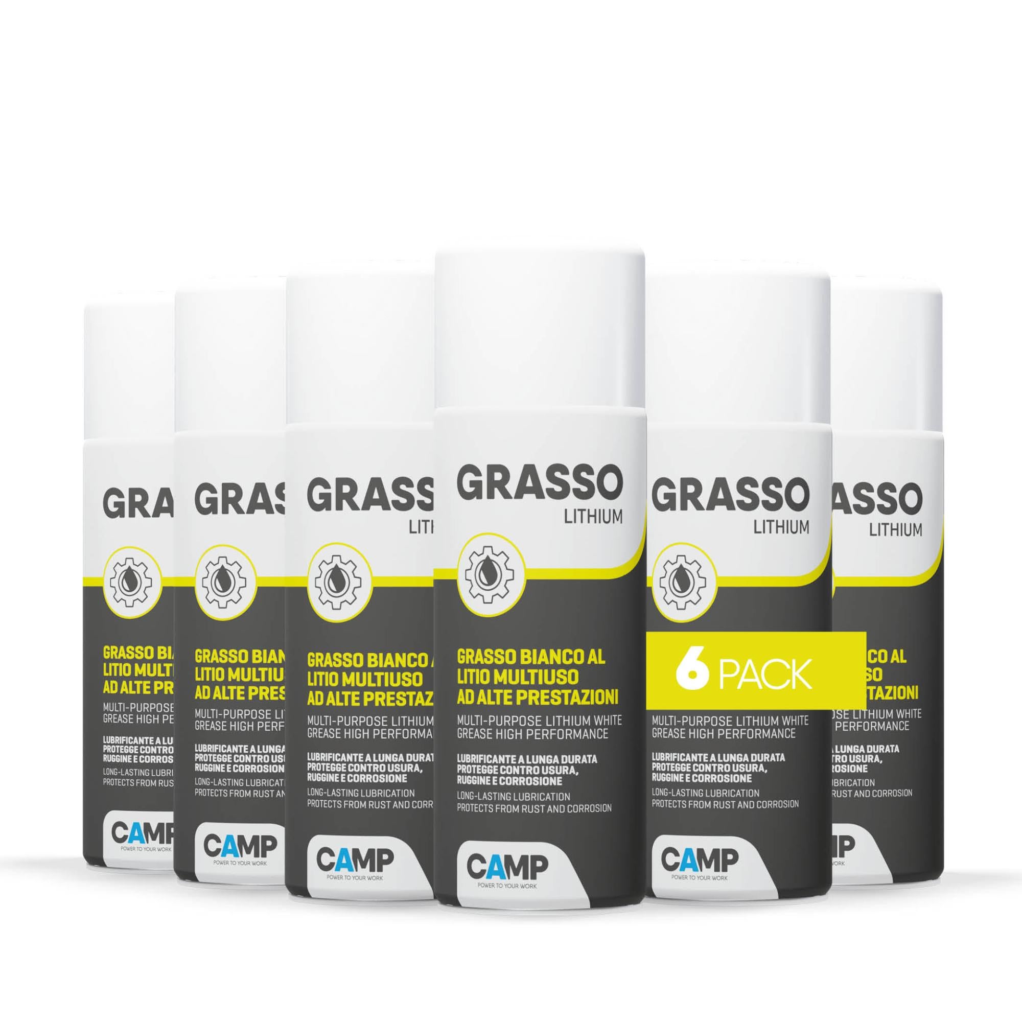 Camp LITHIUM GREASE, Grasa blanca multiusos de litio, alto rendimiento ...