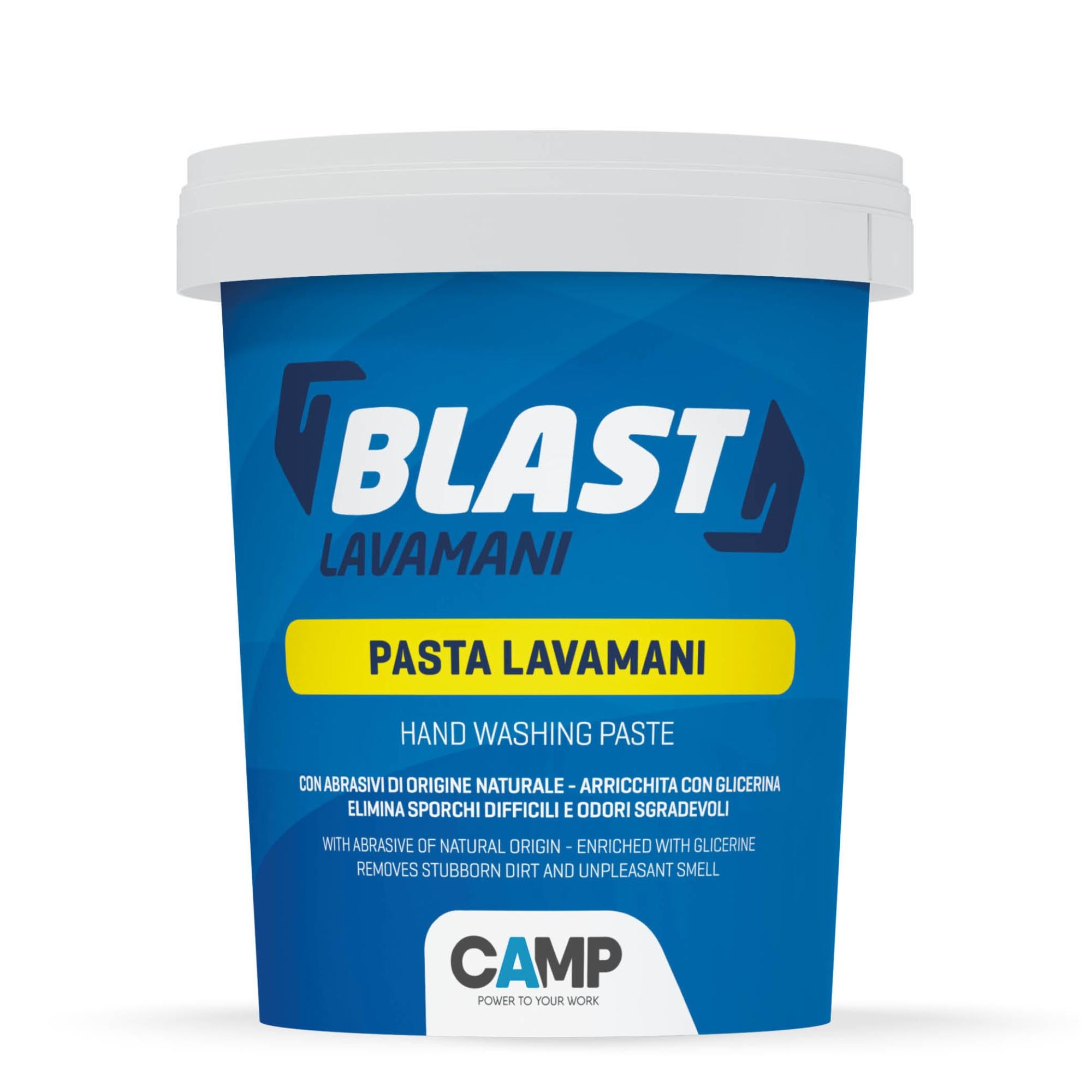 Camp BLAST Pâte nettoyante pour les mains avec abrasifs naturels ...