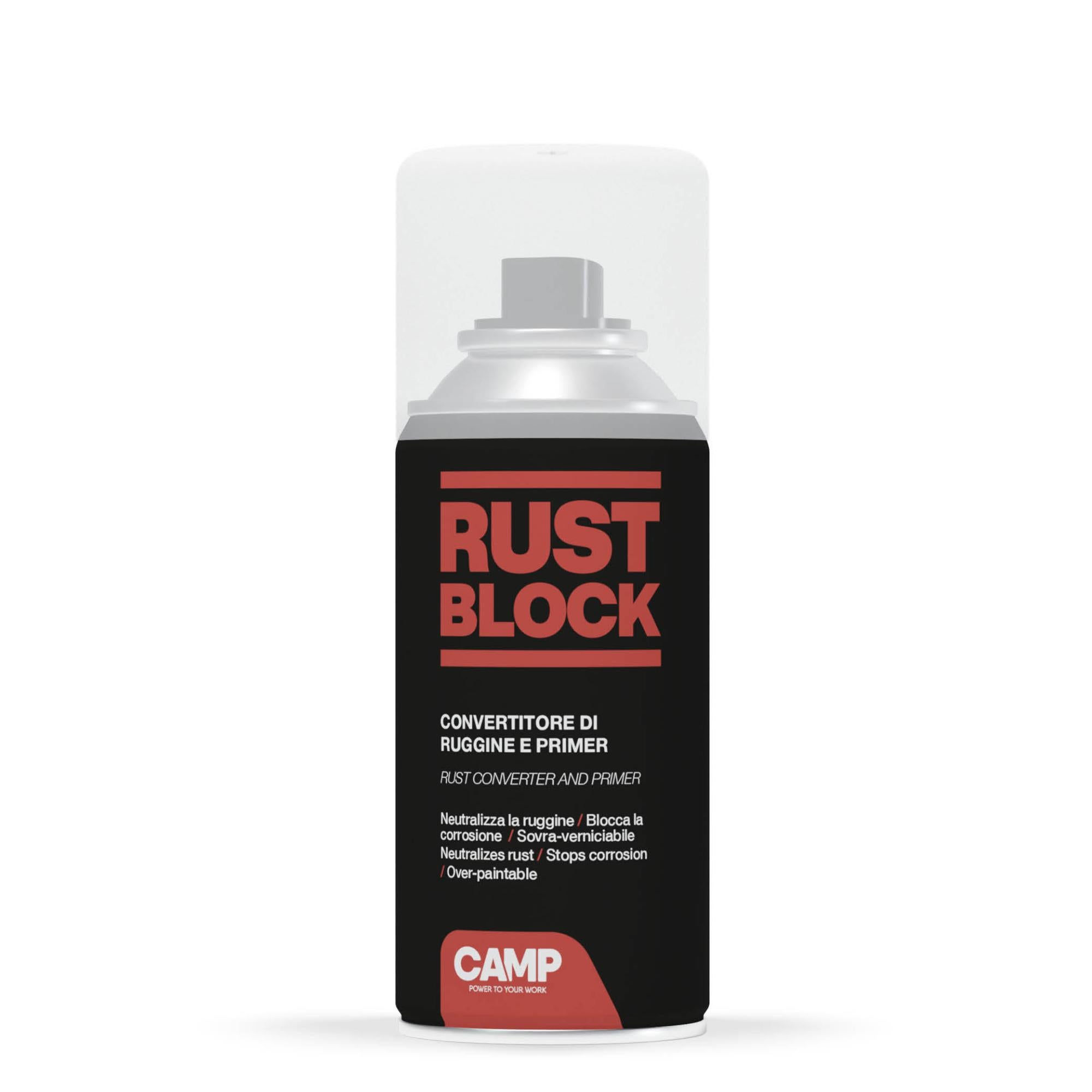Camp RUST BLOCK CONVERTIRUGGINE E PRIMER Spray, Convierte y bloquea el ...
