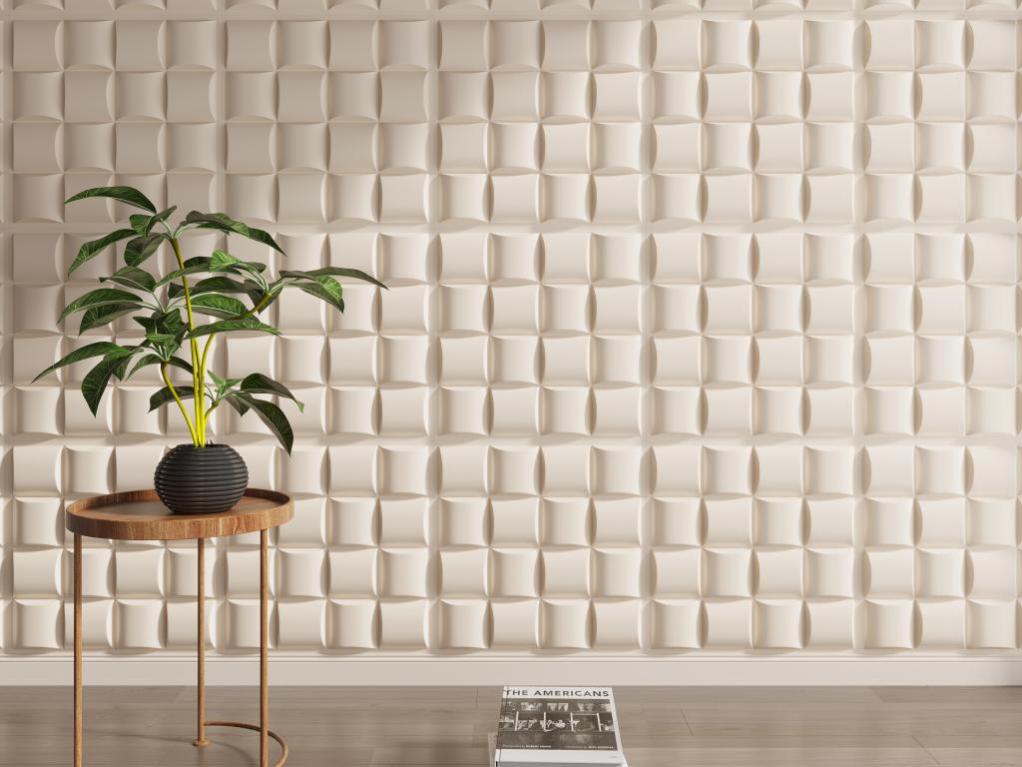 Panel mural 3D para pintar - pack de 3m² - lote de 12 piezas - CORBY ...