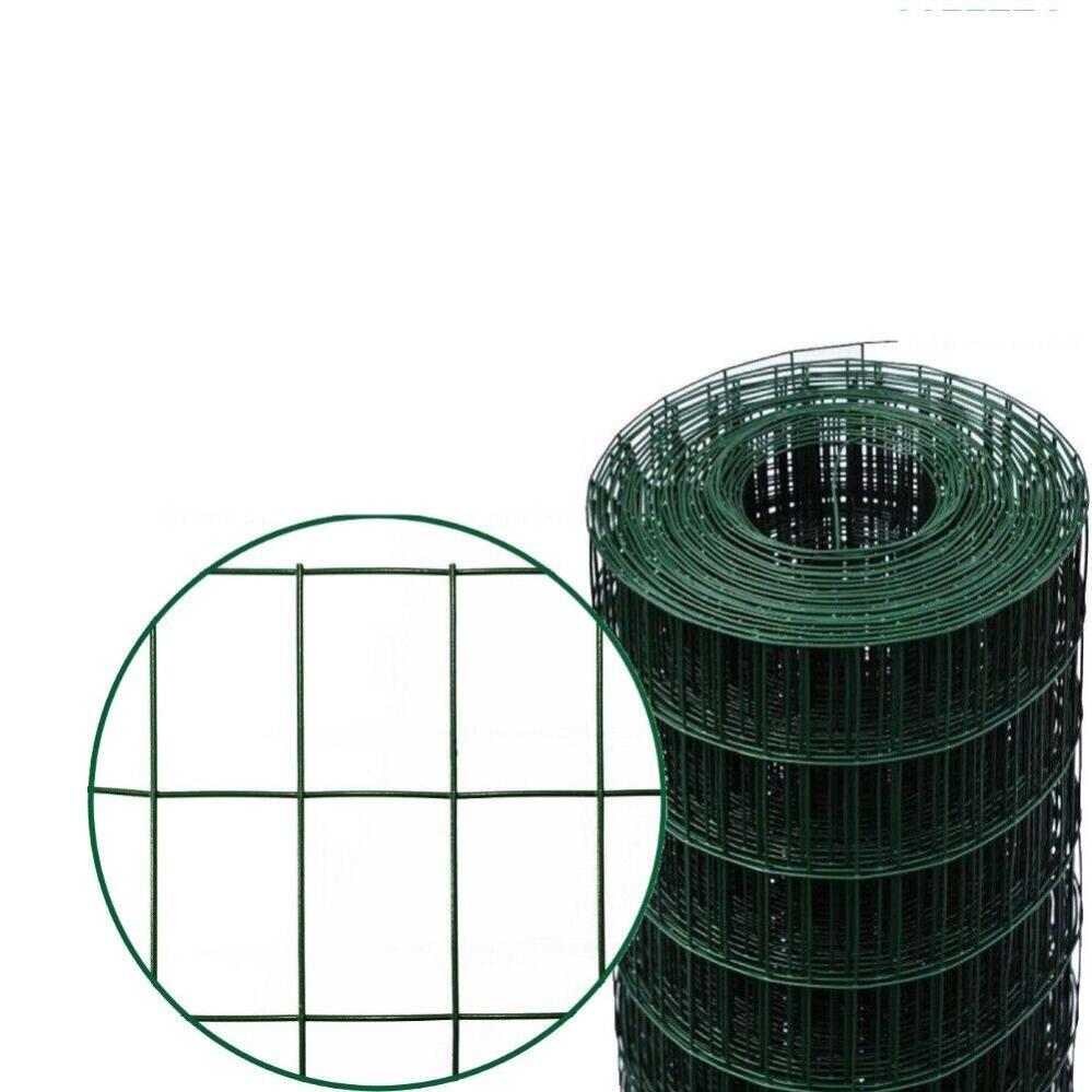 RETE METALLICA ZINCATA E PLASTIFICATA 25 m ELETTROSALDATA PER ...