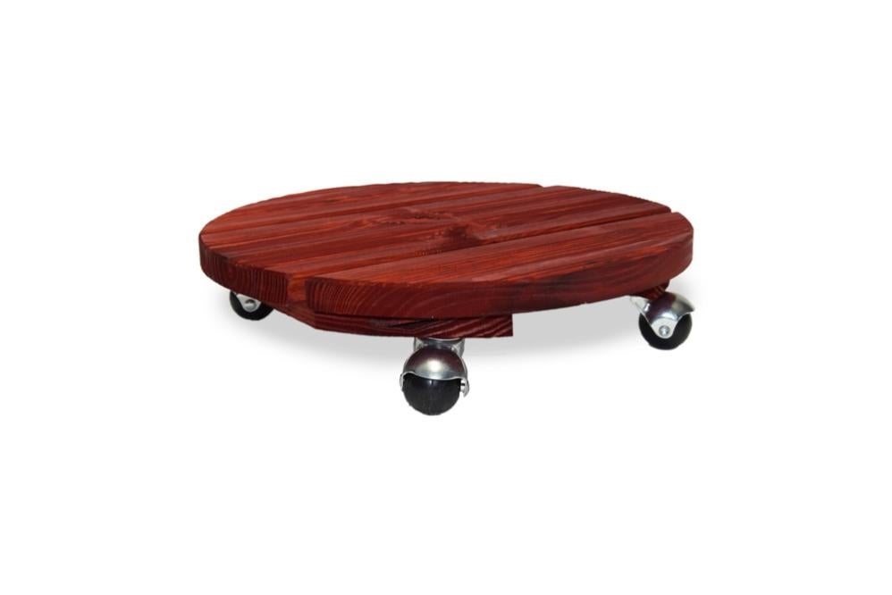 Rollo de planta de MADERA redondo rojo - 37,5 cm - Madera | Leroy Merlin