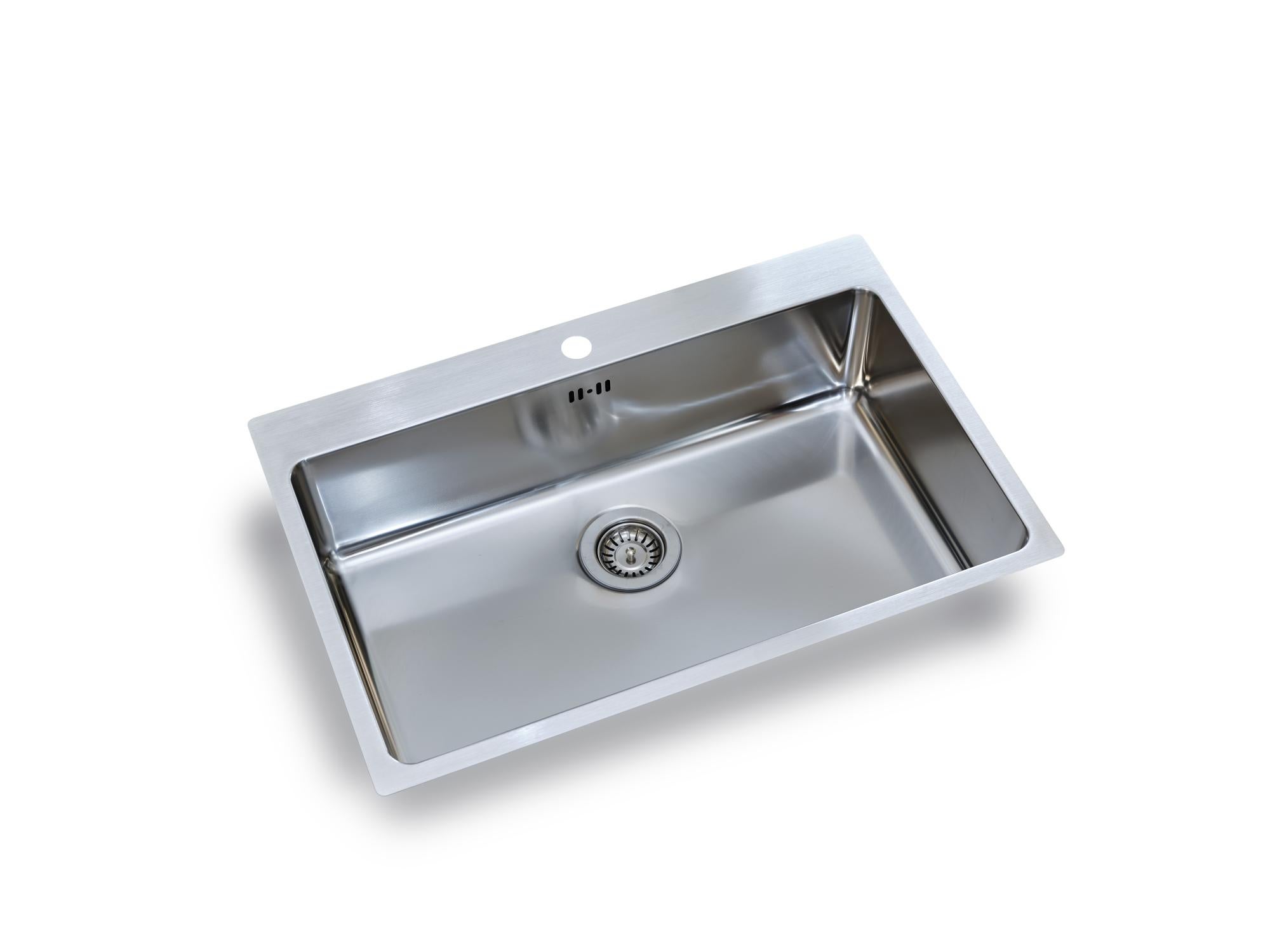 Évier de cuisine, 1 bac, inox satiné. | Leroy Merlin