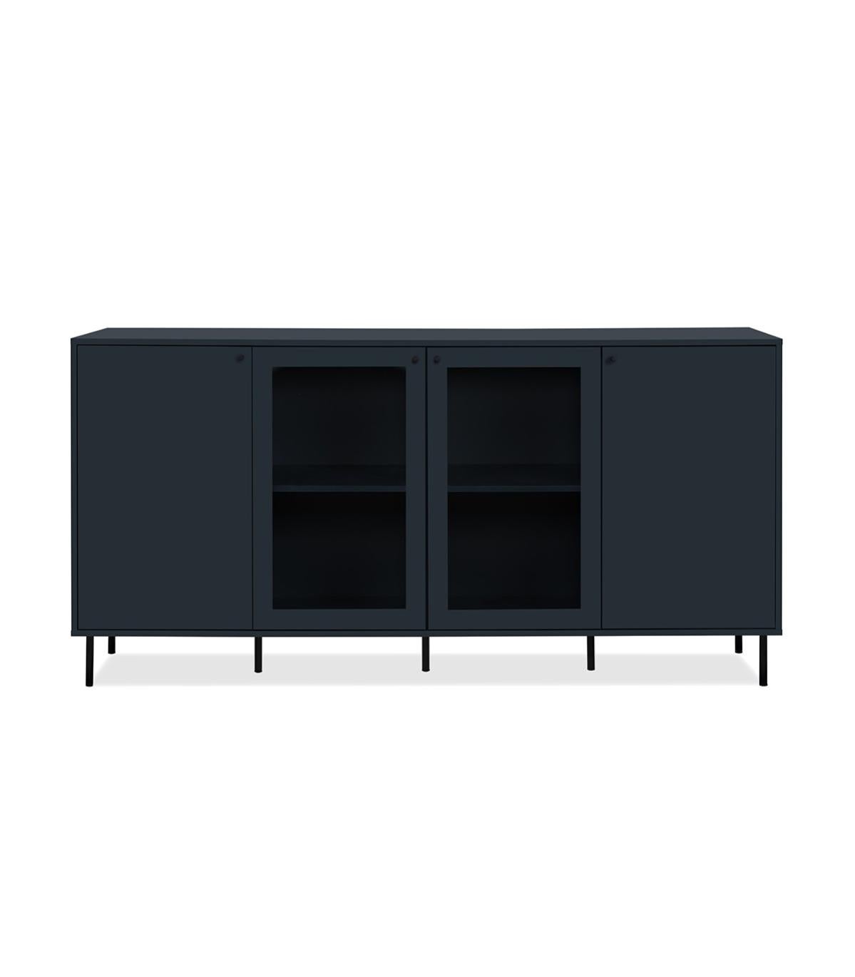 Credenza blue navy 4 ante Caracas51A 180X40X90H | Leroy Merlin