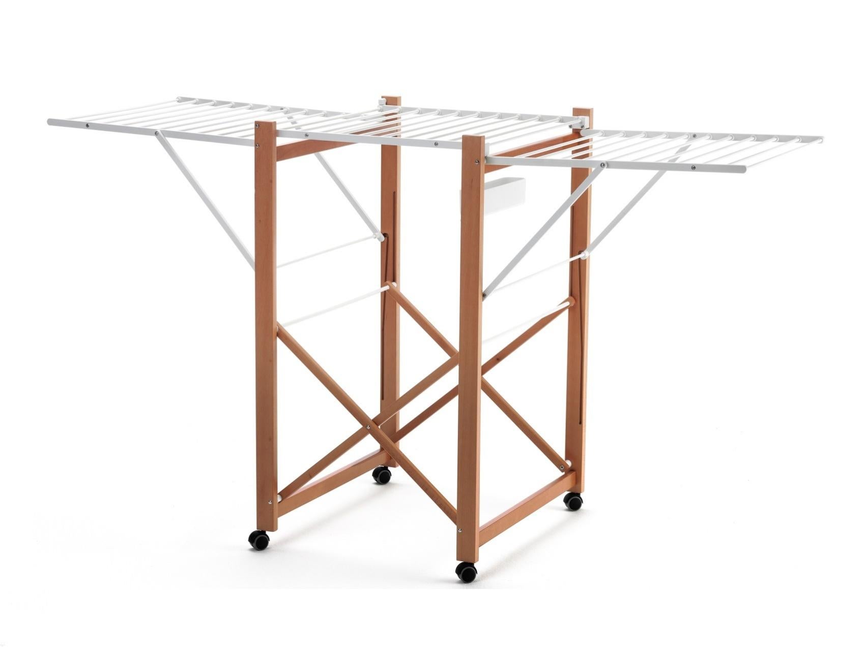 ARIT - AIRONE étendoir à linge, 20 mètres de corde à linge,panier ...