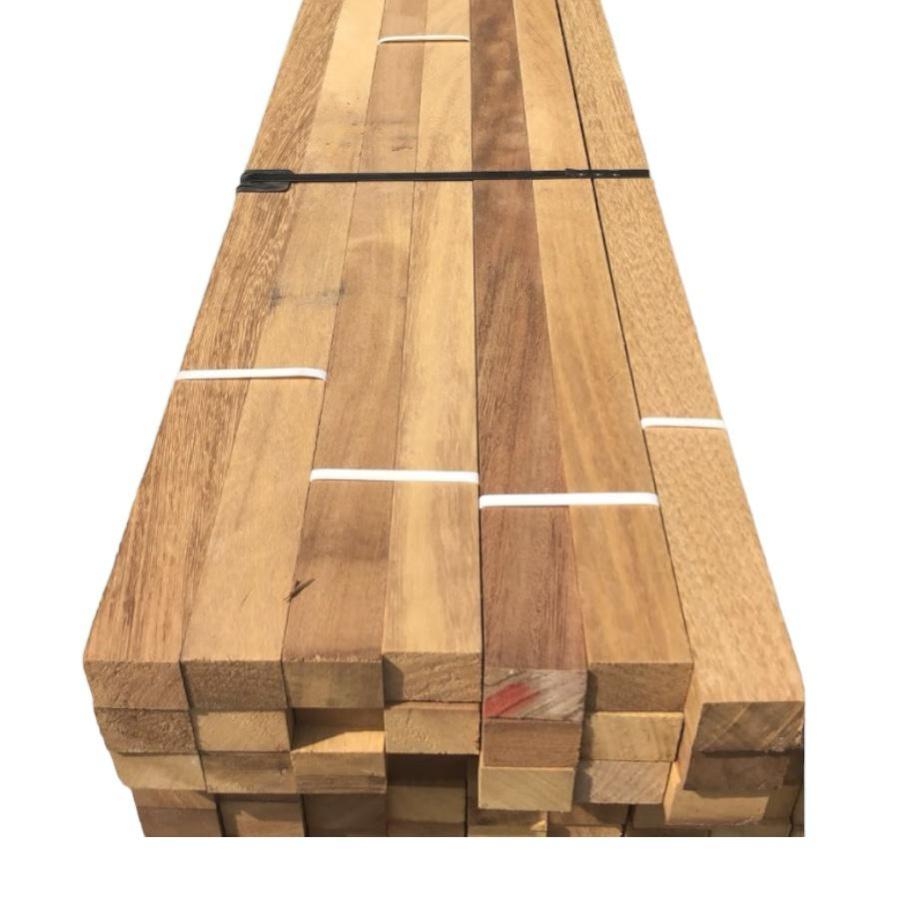 Pack de 10 listones decorativos de madera tropical en iroko cepillado ...