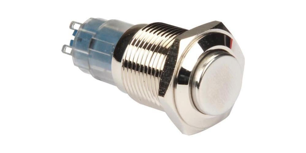 Switches HIGH ROUND METAL SWITCH DPDT 2NO 2NC | Leroy Merlin