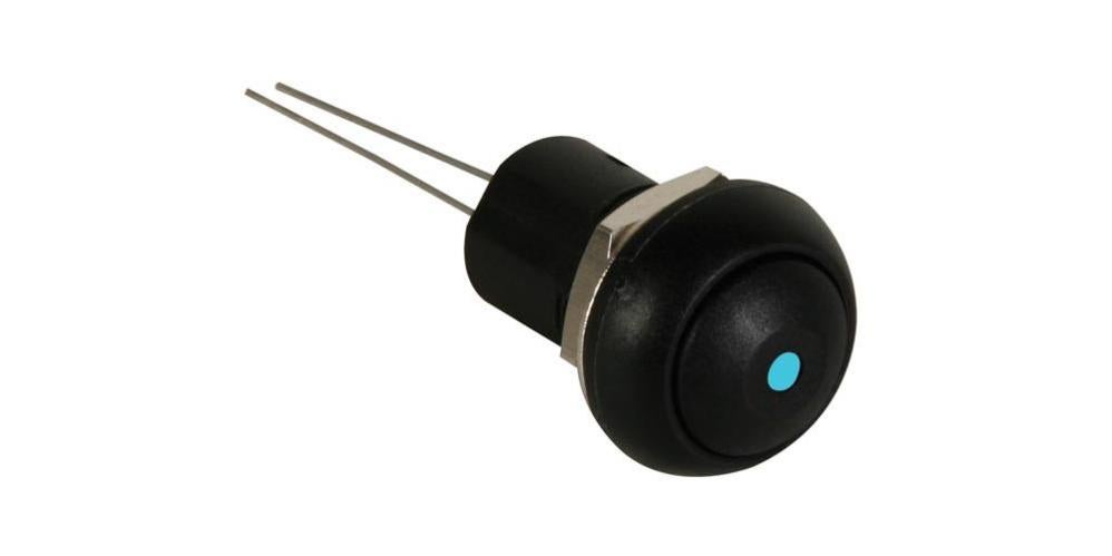 Switches MINI PUSH SWITCH WITH BLUE LED 1P SPST OFF-ON | Leroy Merlin