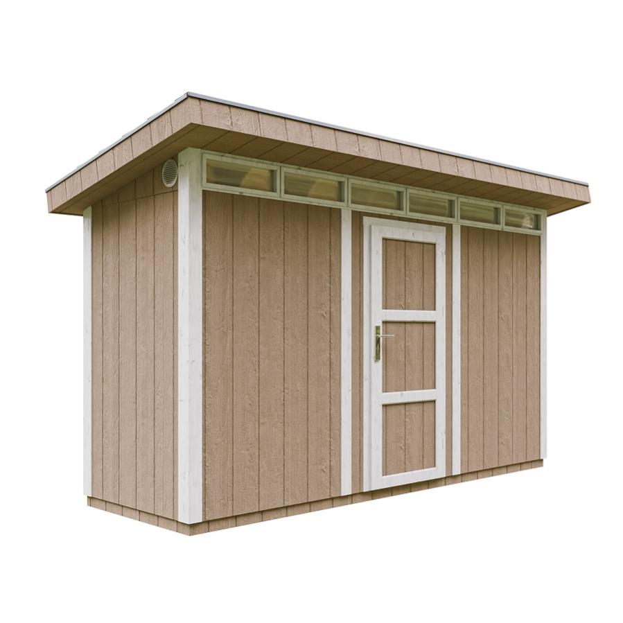 Caseta Jardin paneles a base de Madera LP SmartSide 4,3 m2 con Suelo y ...