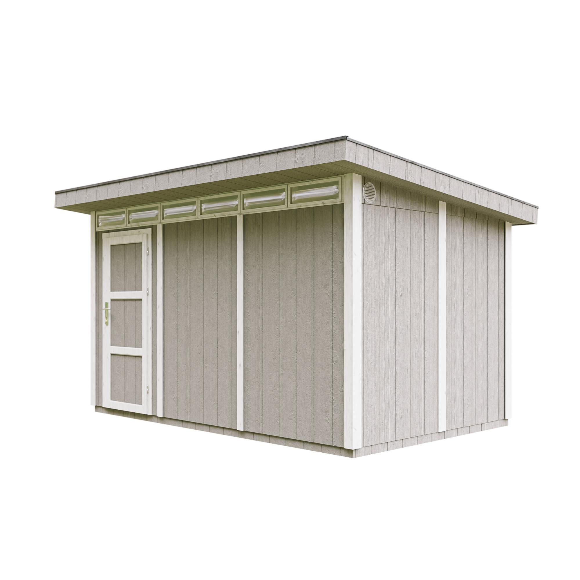 Caseta Jardin paneles a base de Madera LP SmartSide 8,7 m² con Suelo y ...