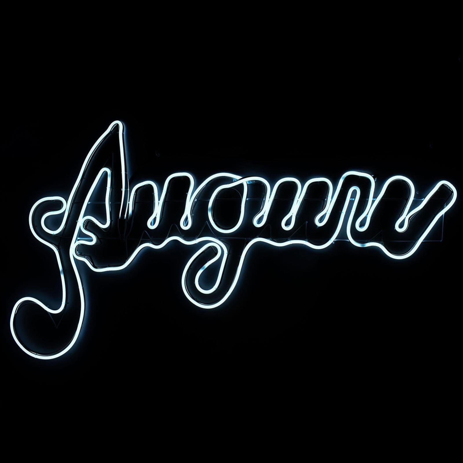 Decorazione luminosa a led scritta auguri luce fredda effetto neon da ...