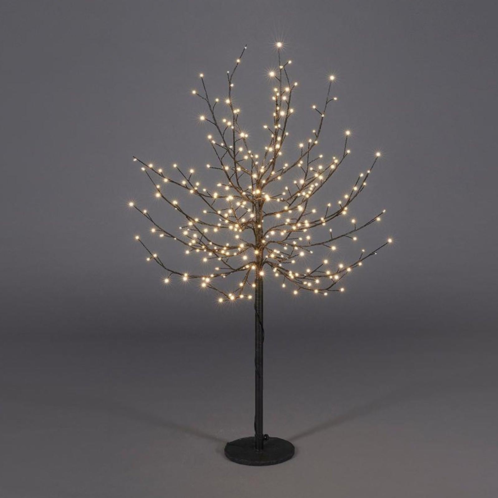 Albero luminoso "Faggio" tronco lungo rami a microled luce calda da ...