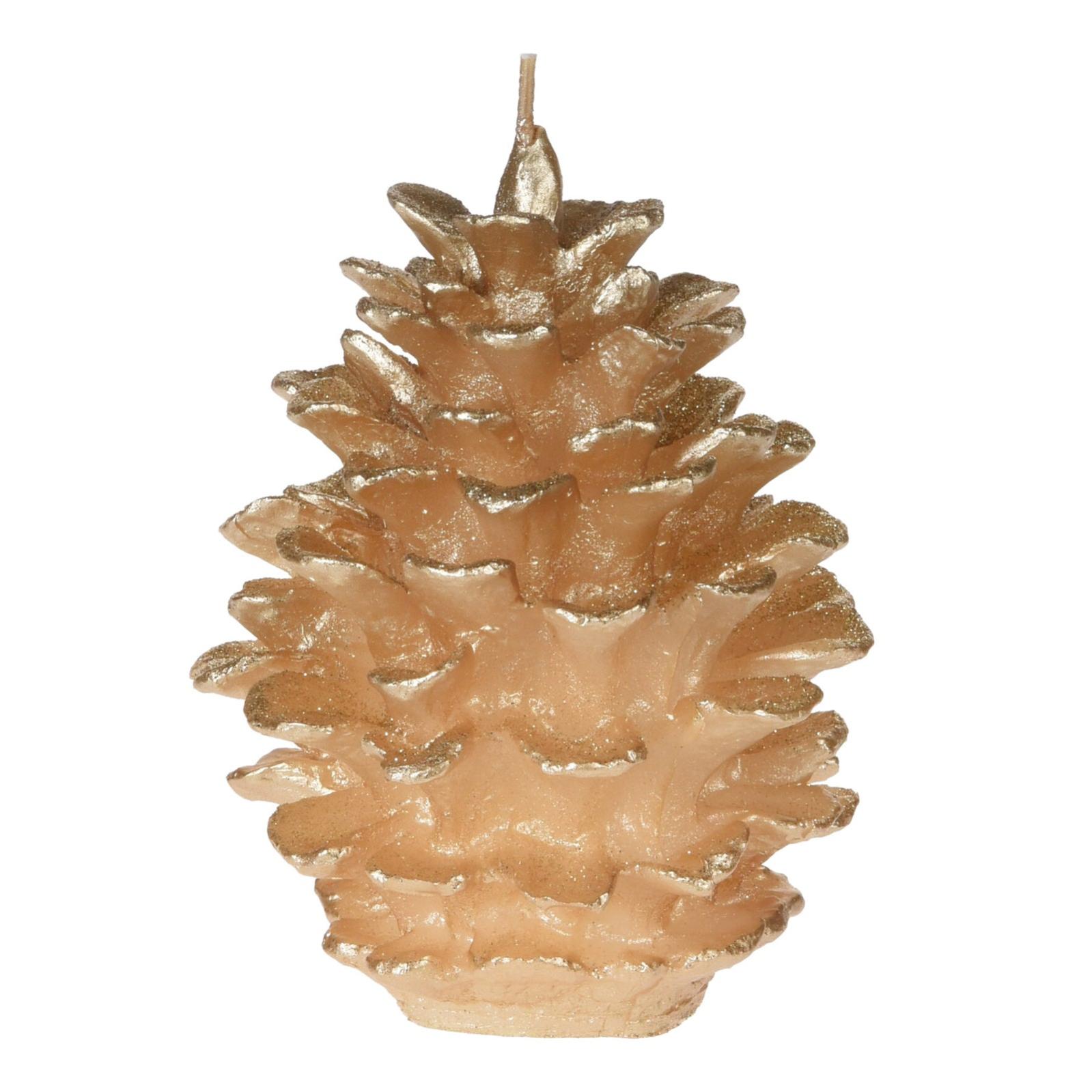 Candela a Pigna decorazione natalizia per centri tavola e ingresso h 13 ...