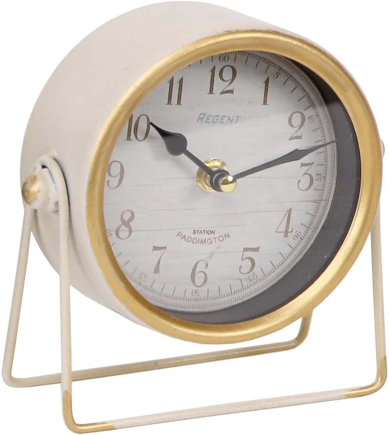 Reloj de mesa vintage - Crema | Leroy Merlin