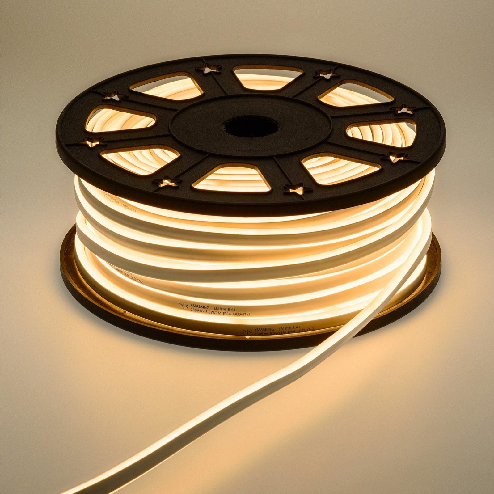 Tube lumineux LED à effet néon 'double face' décoration intérieure et ...