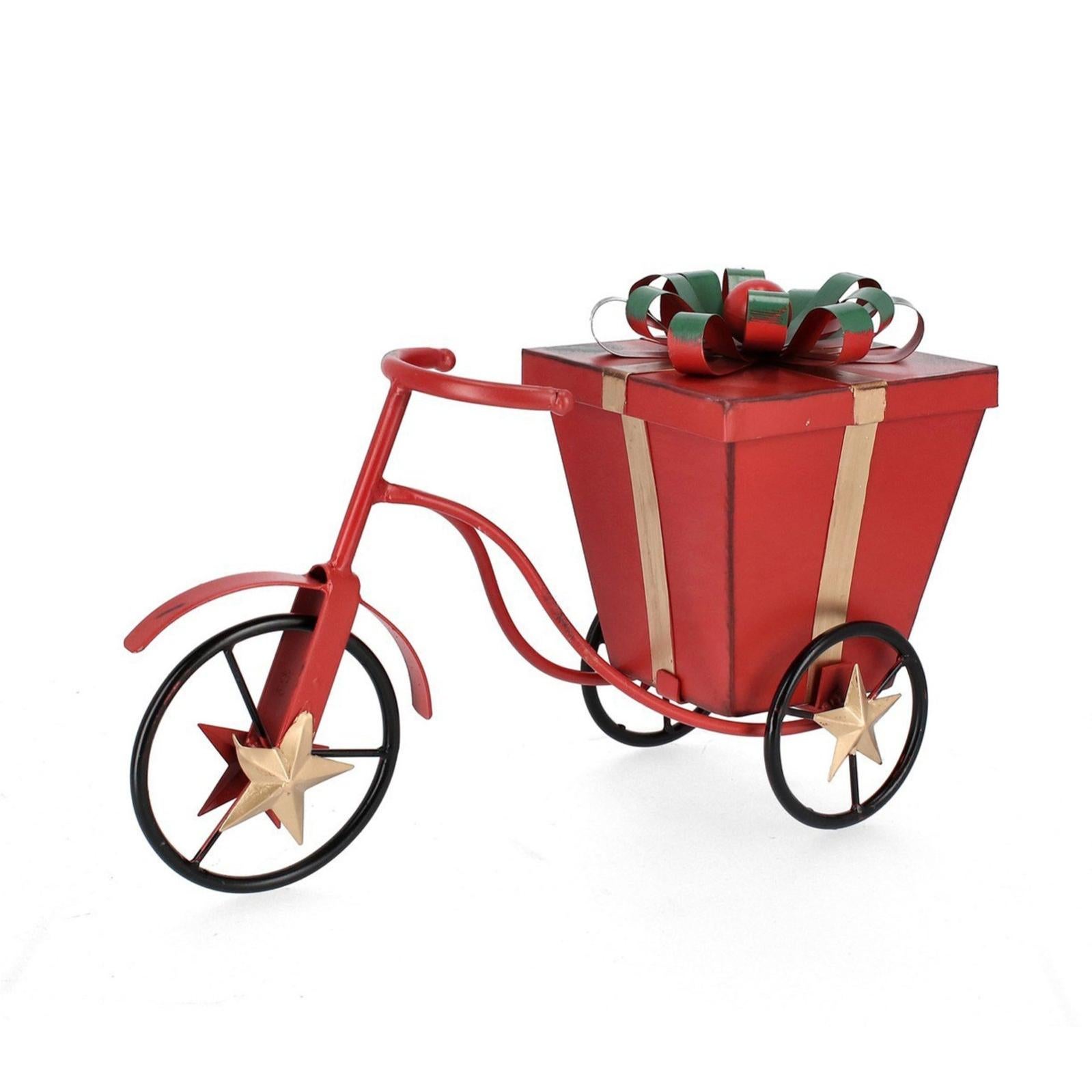 Decorazione natalizia "Santa Claus" colore rosso 1 posto in metallo ...