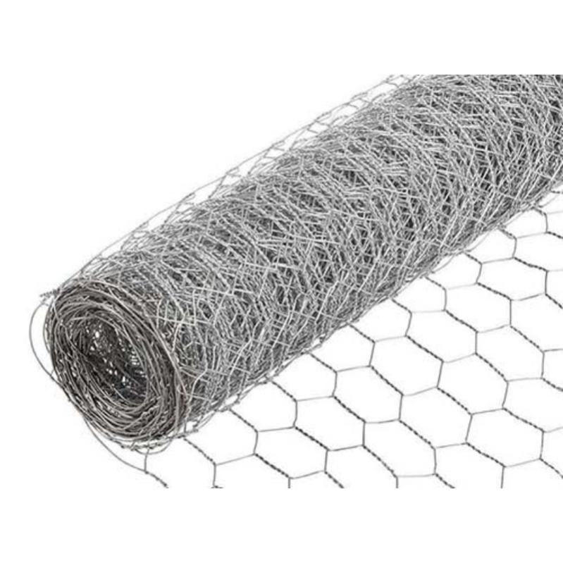 Enrejado 51x1 100 cm triple torsion galv rollo 5 m | Leroy Merlin