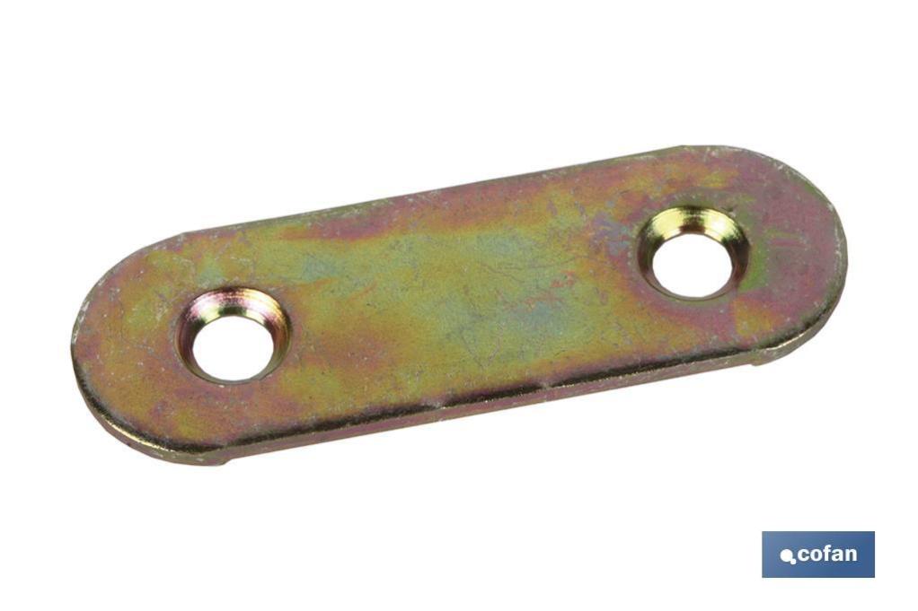 4 uds placa de union 35 x 15mm caja 12 unid. | Leroy Merlin