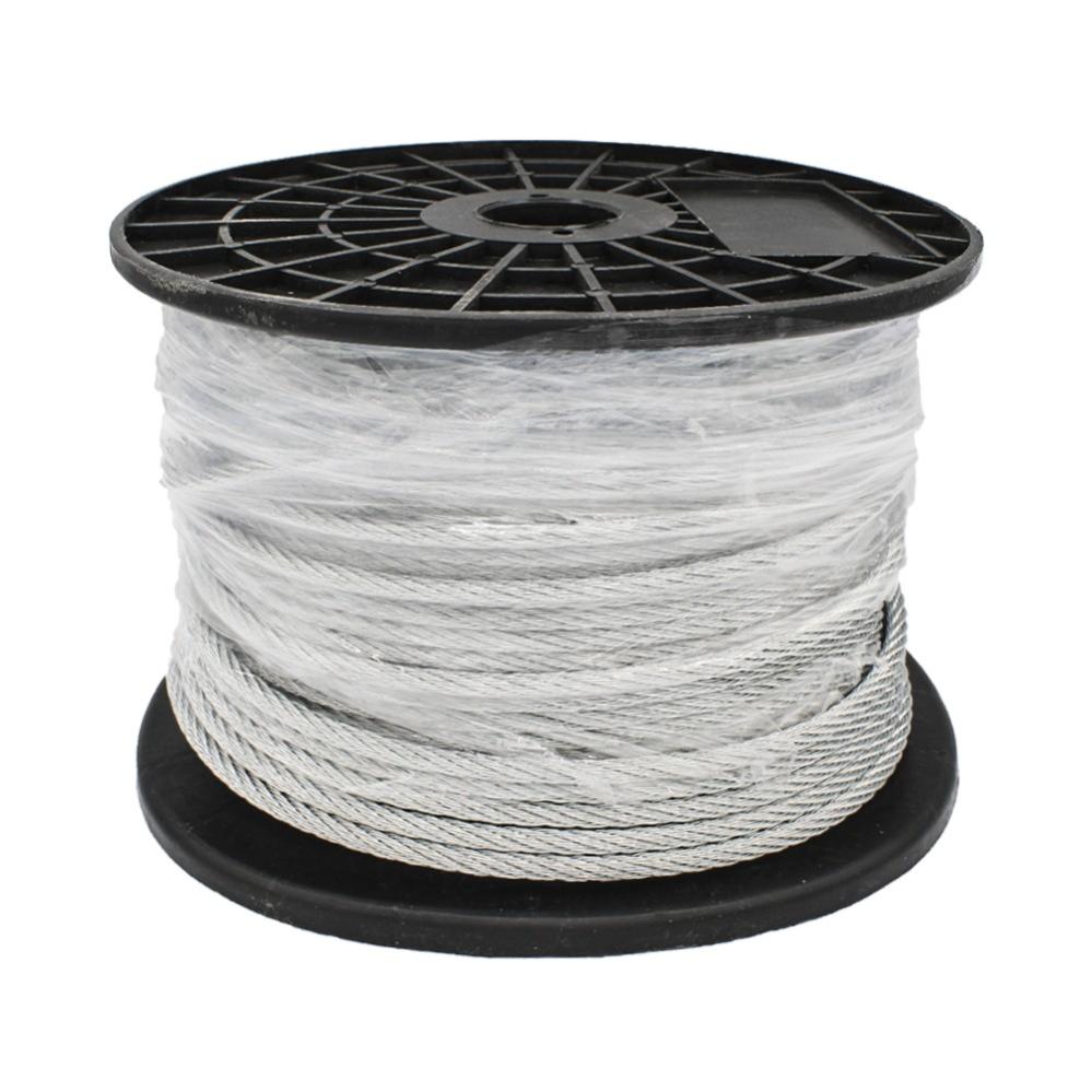 Cable acero 2 mm galvanizada 6x7x1 rollo 100 m | Leroy Merlin