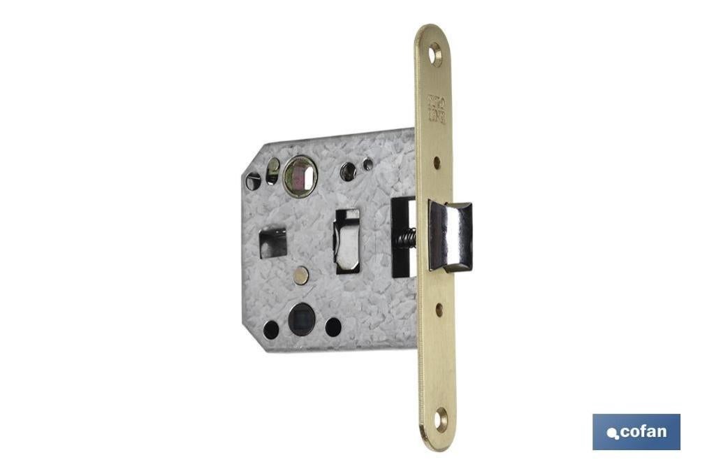 Picaporte embutir redondo D47 E50 Latón (P/Madera) | Leroy Merlin