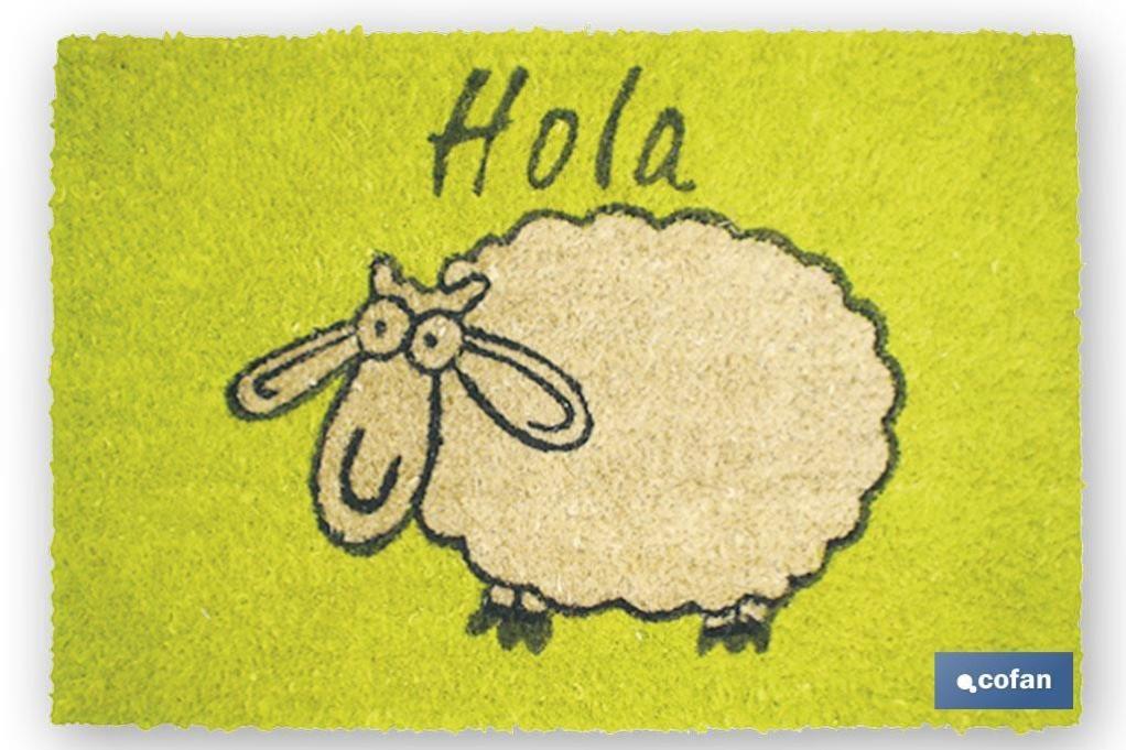 Zerbino Interno Dipinto Cocco 40x60x1.50cm (Hello Sheep) | Leroy Merlin