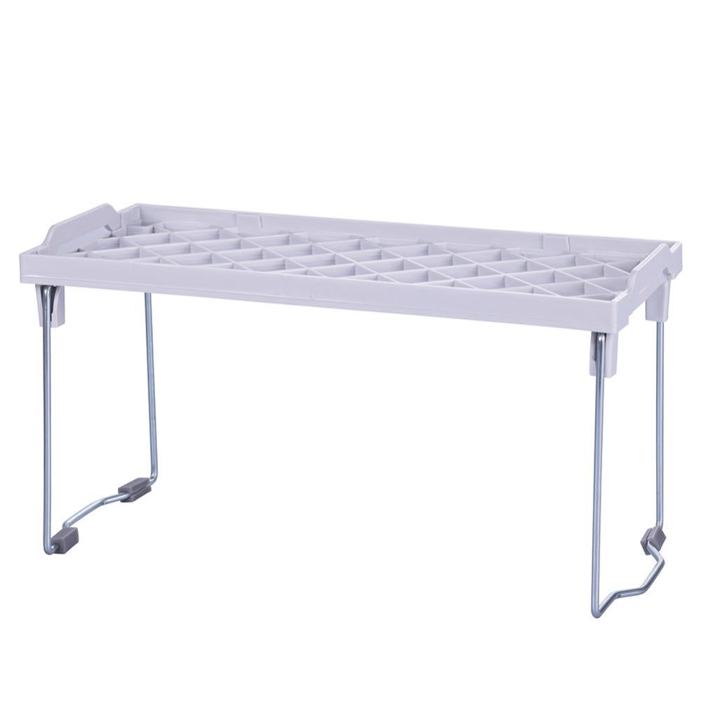 Mini étagère pliante peu encombrante blanche 30x14x16 cm Alvin Steel ...