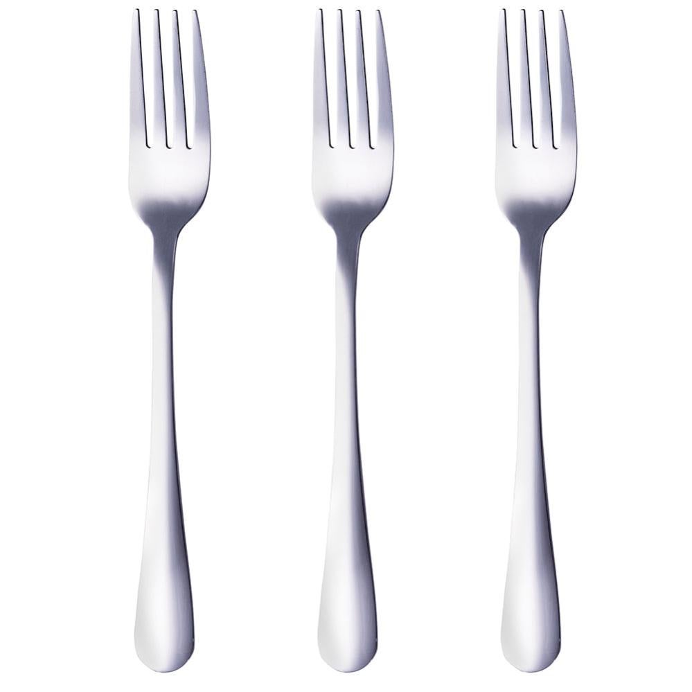 Juego de 3 tenedores de acero inoxidable con acabado pulido o mate 5TH ...