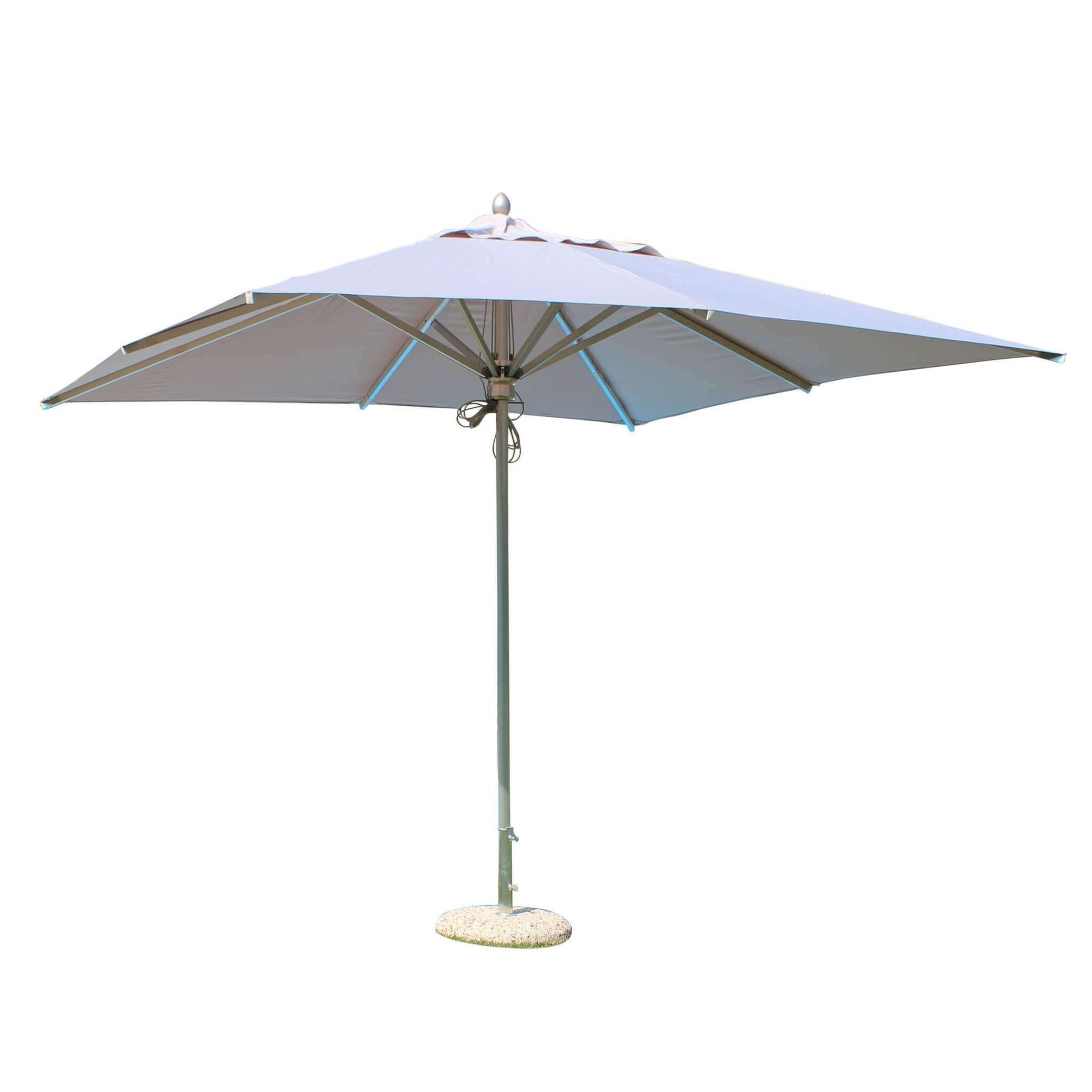 Ombrellone da giardino 3x4 mt in alluminio con palo centrale Lepus ...