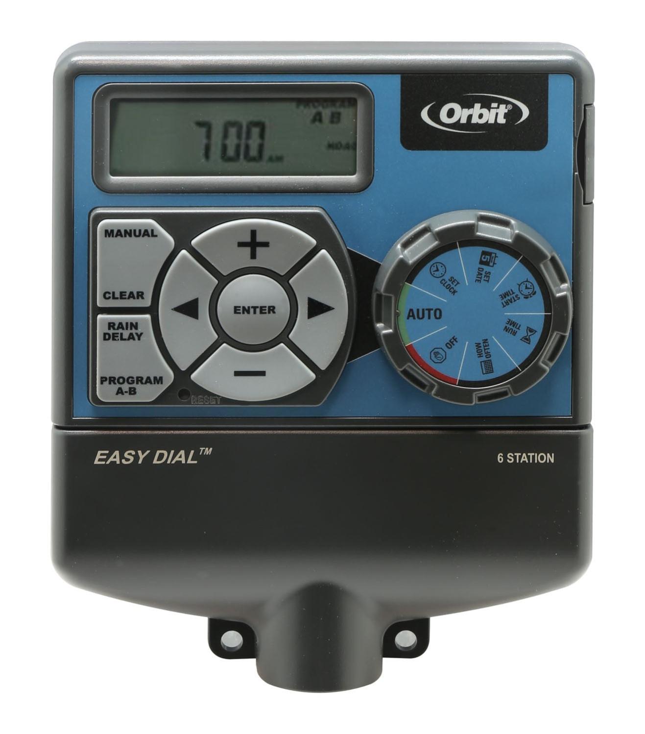 Controlador de riego Orbit HRC 050 - Controlador de 6 zonas | Leroy Merlin