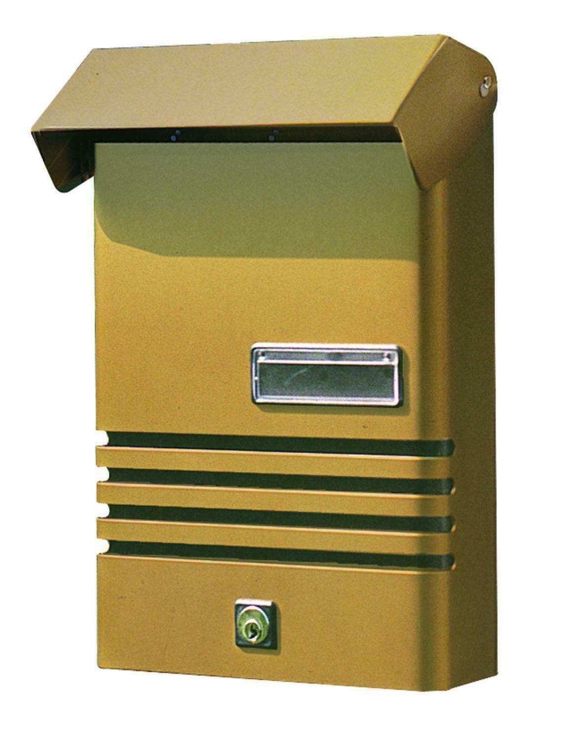 Cassetta postale L20xP6xH30 cm Alubox Bronzo | Leroy Merlin