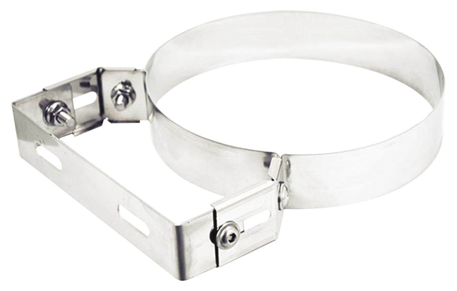 Collier pour fixer les tubes réglables en acier inoxydable | Leroy Merlin