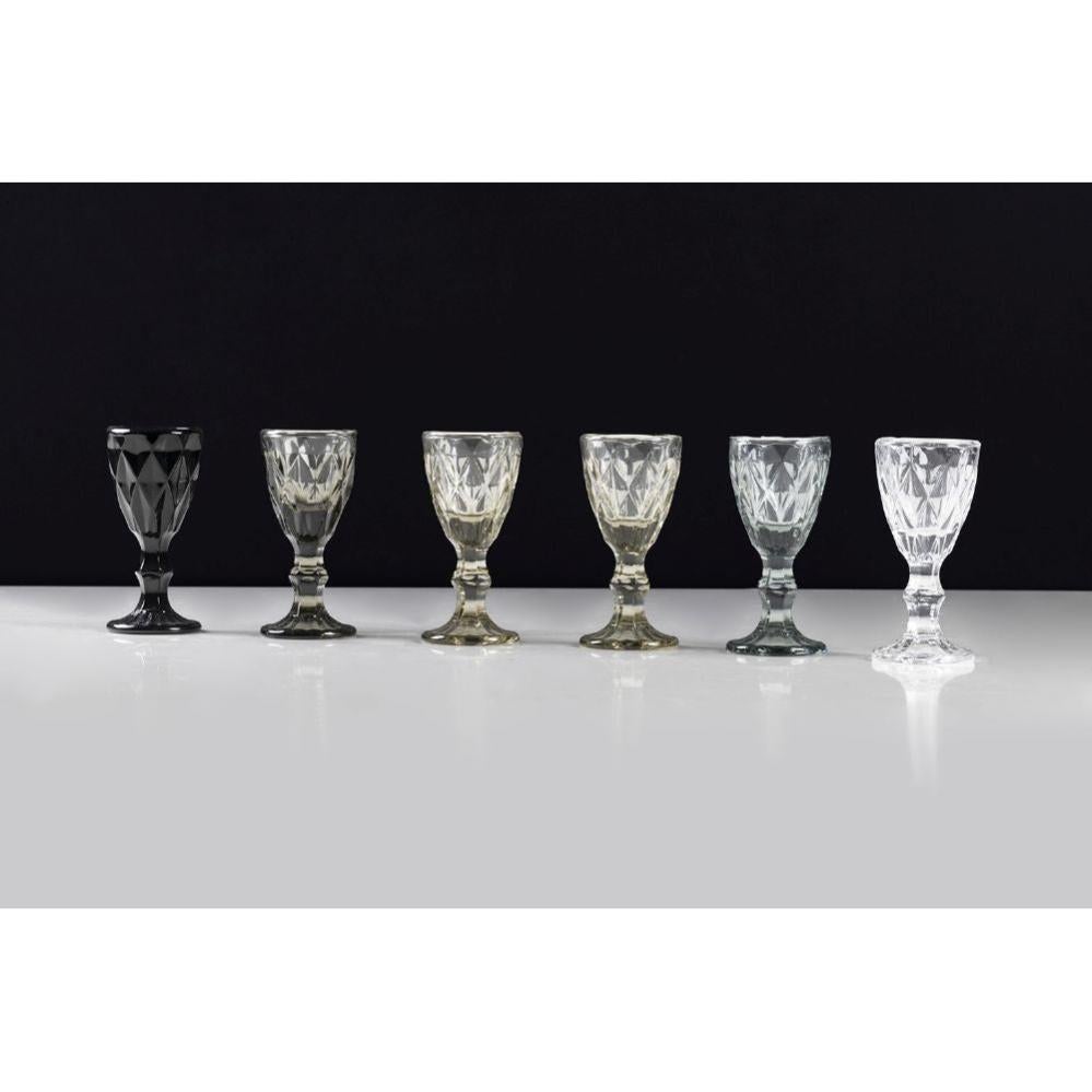 6 Liquorini, "Prisma Stones", Vetro, Grigio, 45ml | Leroy Merlin