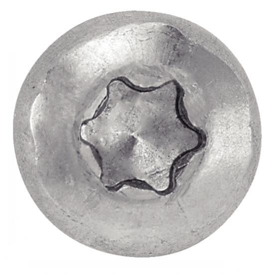 Vis à bois agglomere tête cylindrique six lobes - Inox A4 4x30 mm ...