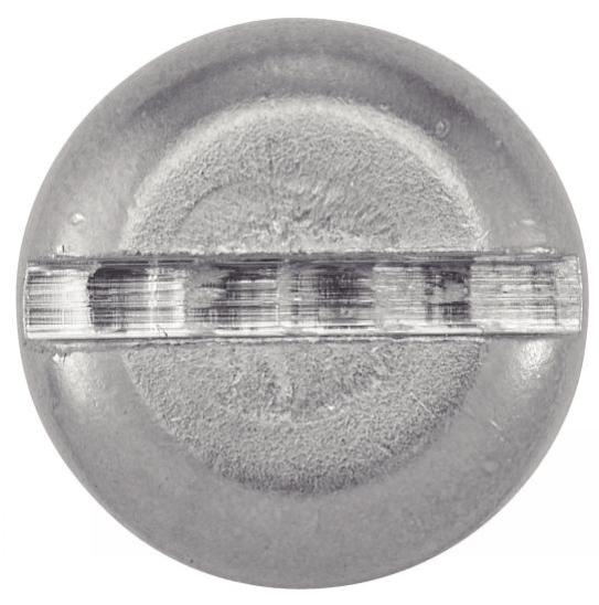 Vis à métaux tête cylindrique large fendue - Inox A4 5x12 mm - Boîte de ...