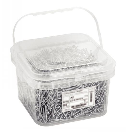 Pointe annelée - Tête plate - Inox A2 2,7x70 mm - Boîte de 70 | Leroy ...