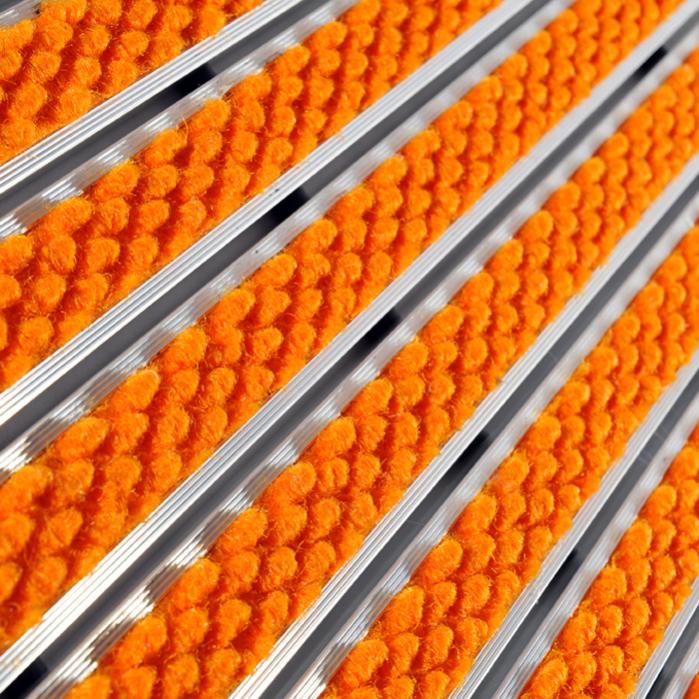 Tapis d'entrée 17R + cadre de 20 mm - 60cm x 40cm - Coloris Orange - Taille 40cm x 60cm | Leroy ...