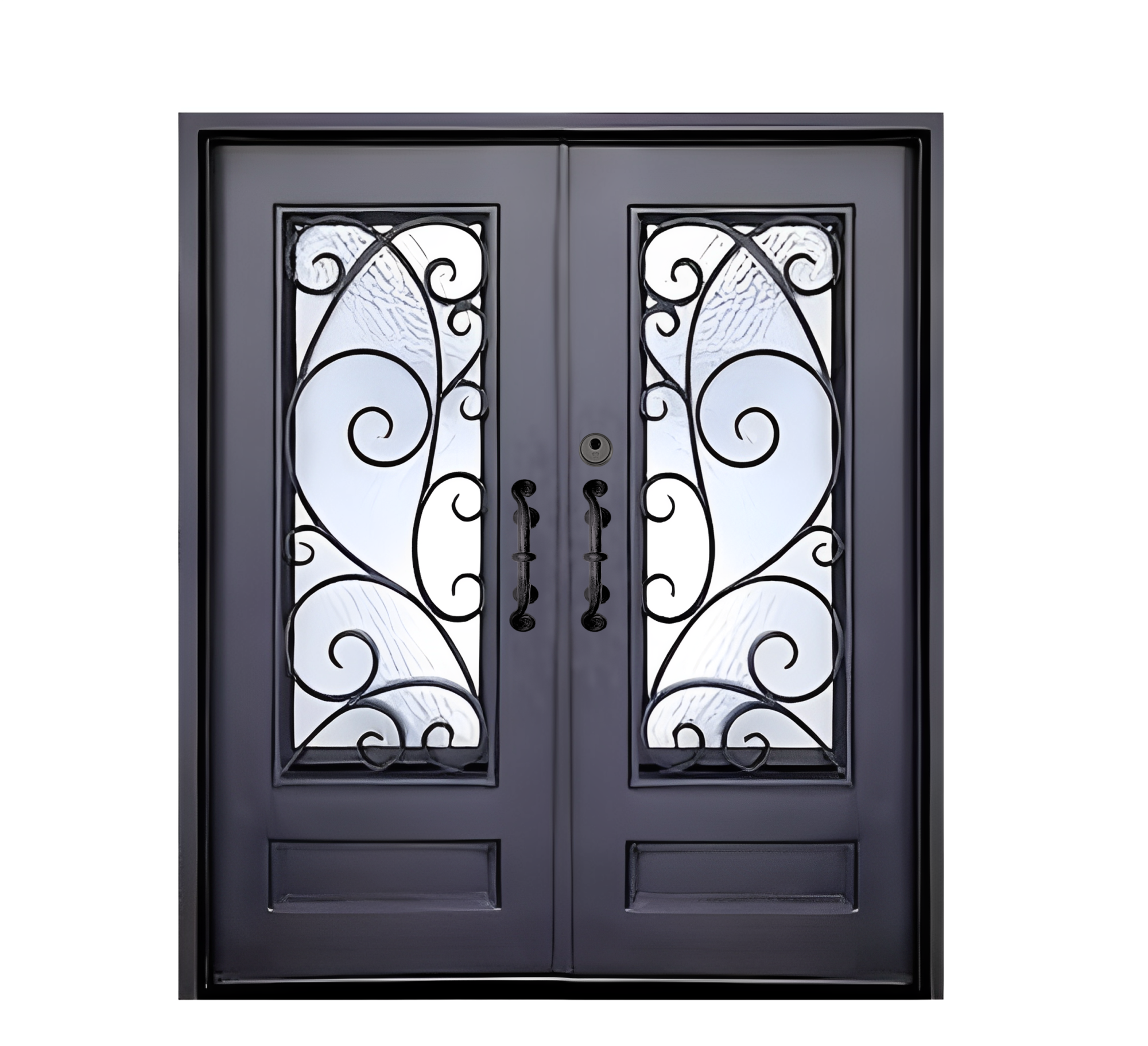 PORTA DOPPIA METALLICA D'INGRESSO, ARTIGIANALE, FATTA A MANO, PER ...