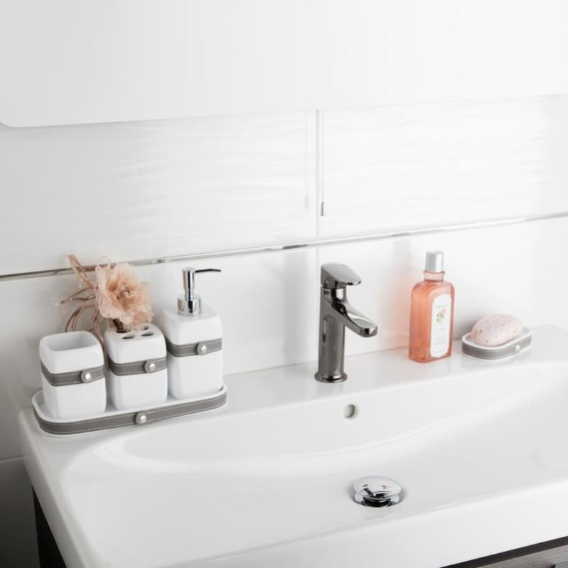 Swiss Aqua Technologies Bela Set de accesorios de baño de poliresina ...
