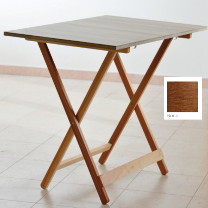 Tavolo Formica pieghevole noce 60x90 cm | Leroy Merlin