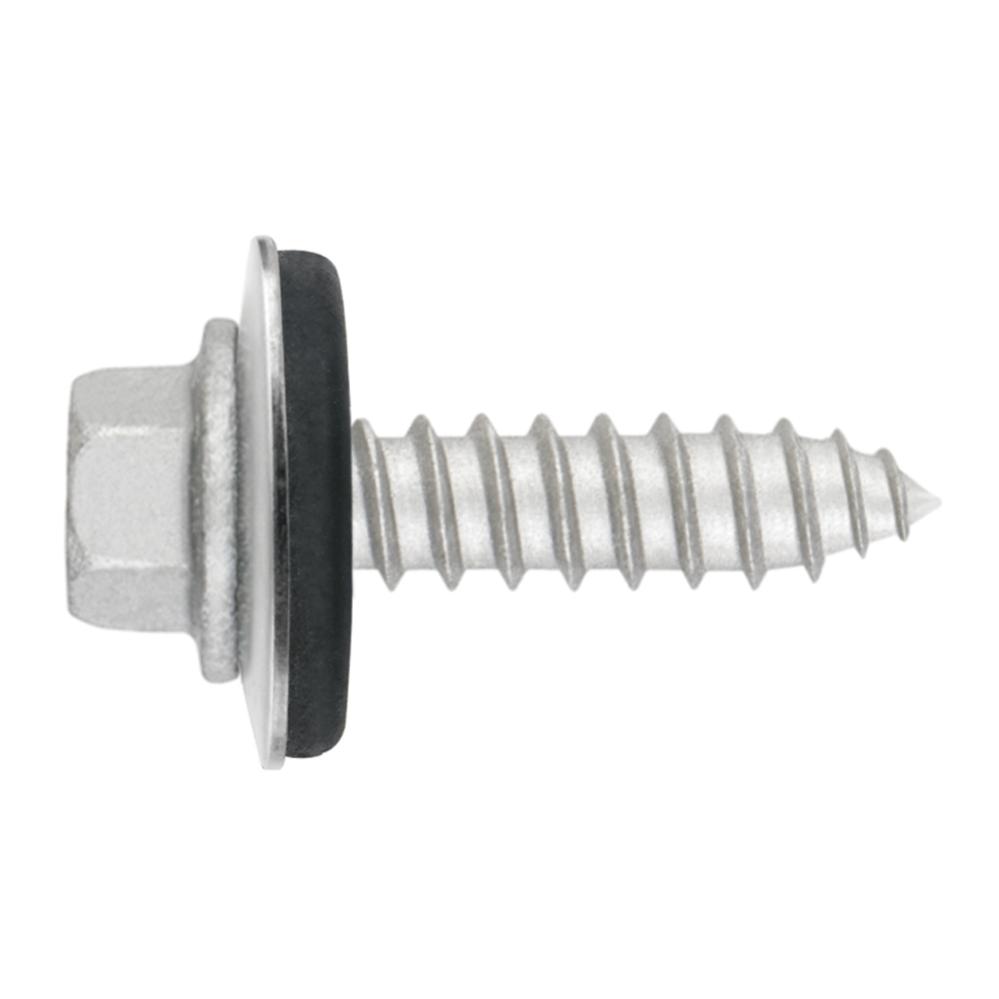 (Boite de 500) Vis autotaraudeuse Atlantis C4-M + rondelle vulcanisée EPDM-acier - Inox A2 6,25 ...