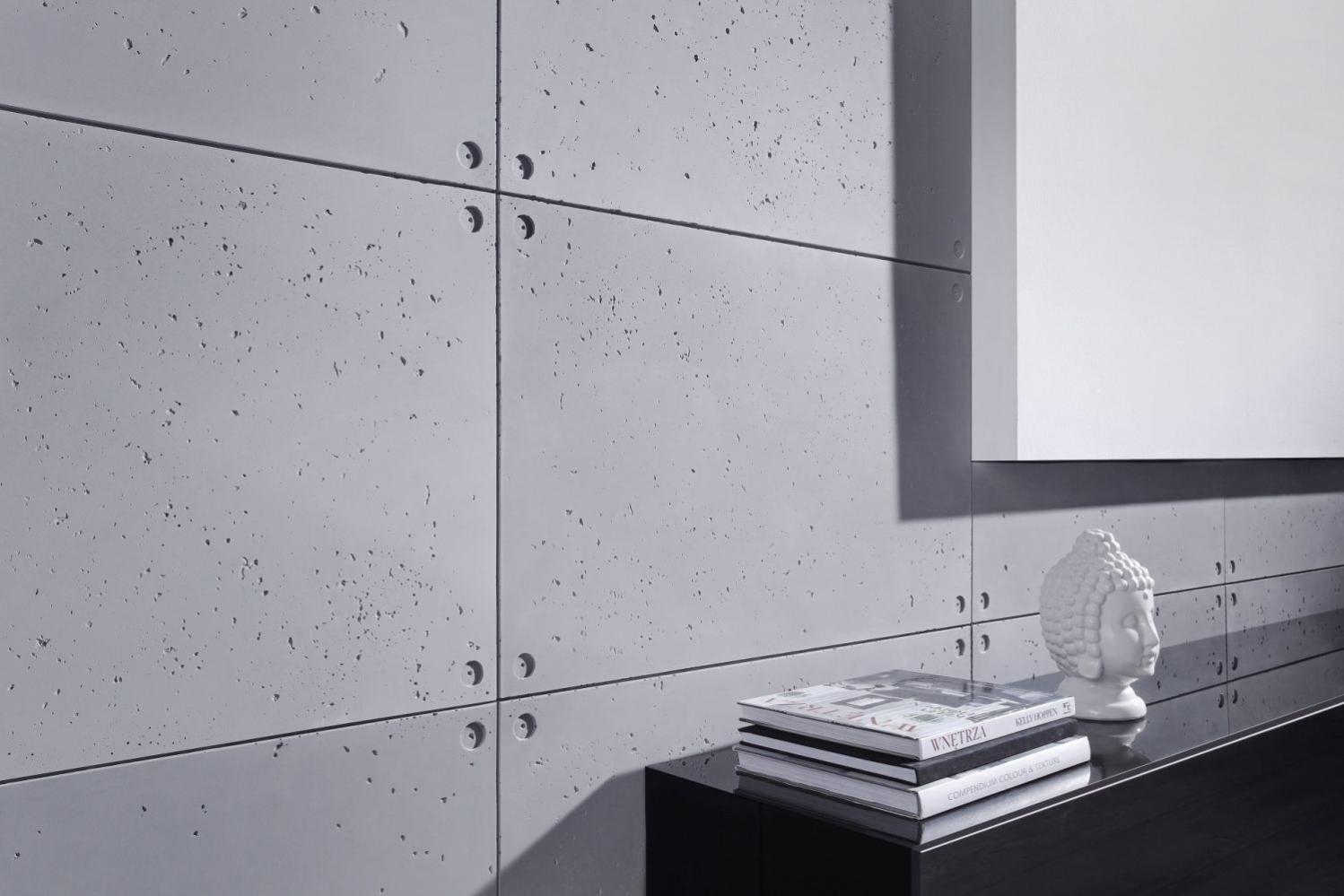 PLAQUE MURALE EFFET BETON NEW YORK 60 x 40 - PAQUET DE 2 (0,48M² ...