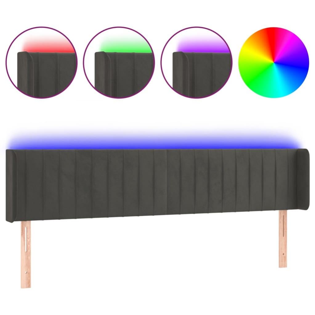 Tête de lit accessoire couchage chambre à coucher meuble à LED 203 x 16 ...