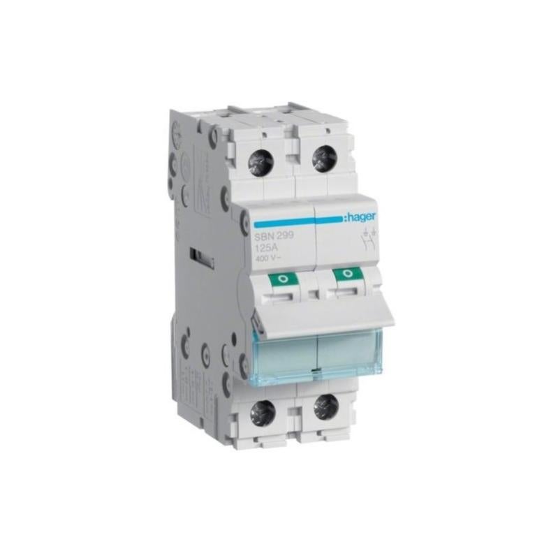 Interrupteur modulaire 2 pôles 125A | Leroy Merlin