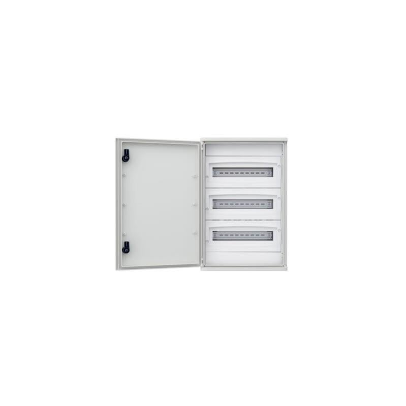 Châssis modulaire en kit pour coffret 500x400mm - 3 rangées 16 modules ...