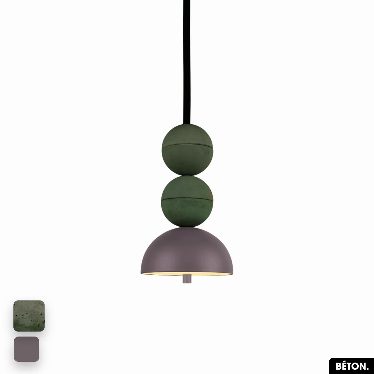 Lampada a sospensione in cemento - BOSFOR CONCRETE | ASPARAGI ...
