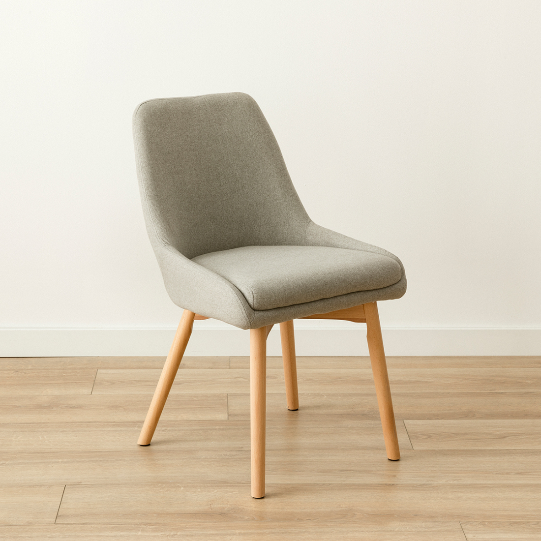 Leaf sedia grigio chiaro 82cm x 50 cm x 58 cm | Leroy Merlin