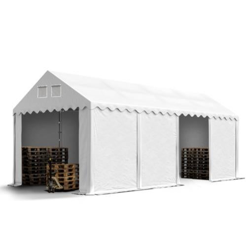 4x8 m tenda capannone, altezza 2,6m, PVC 800, telaio perimetrale ...