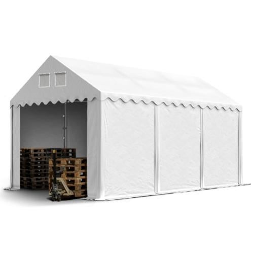 3x6 m tenda capannone, altezza 2,6m, PVC 800, telaio perimetrale ...