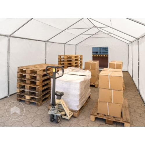 4x8 m tenda capannone, PVC 800, telaio perimetrale, verde scuro | Leroy ...