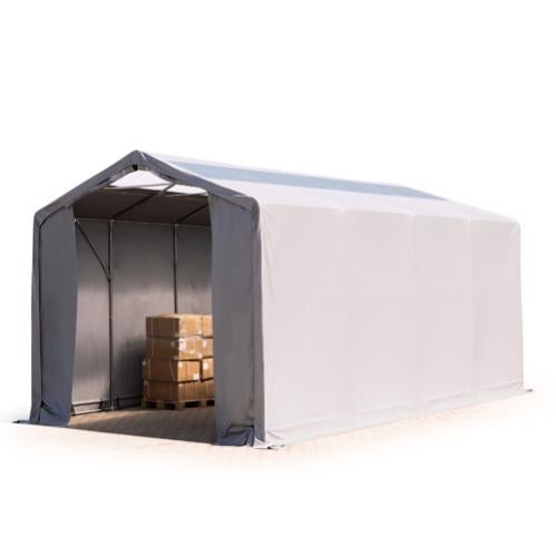 4x8 m hangar, PVC 850, H. 3 m avec portes à fermeture éclair et ...